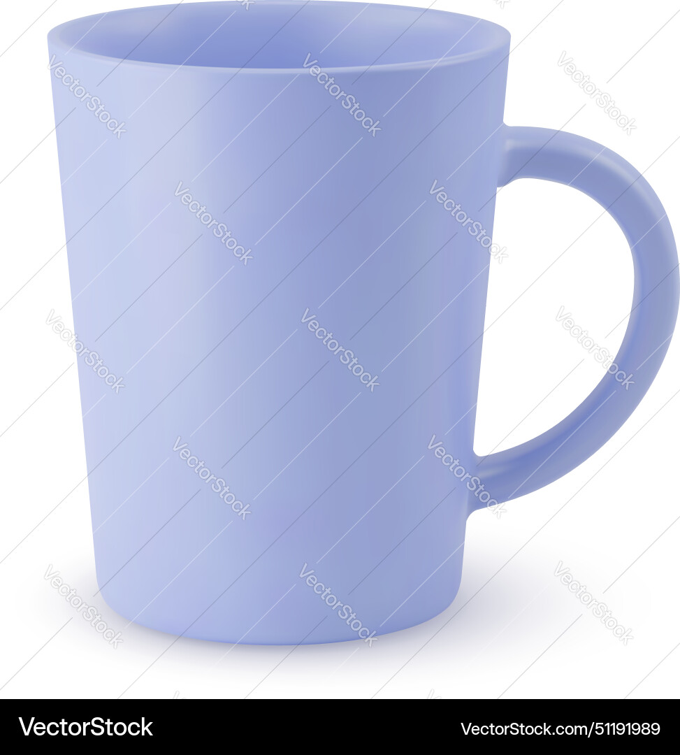 Empty cup Royalty Free Vector Image - VectorStock