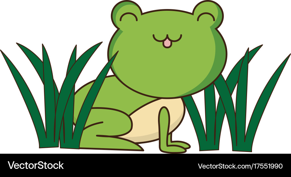 Cute frog icon Royalty Free Vector Image - VectorStock