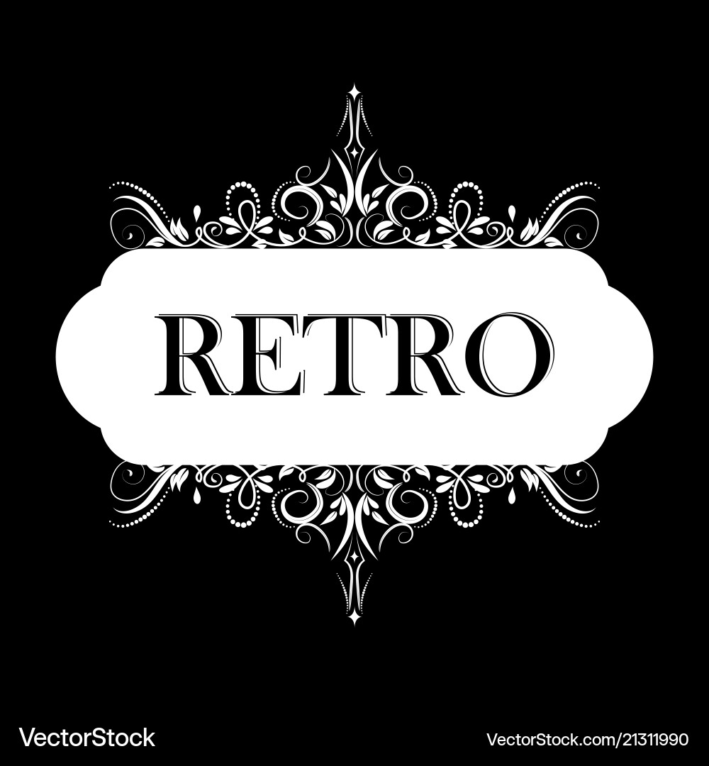 Old style label Royalty Free Vector Image - VectorStock