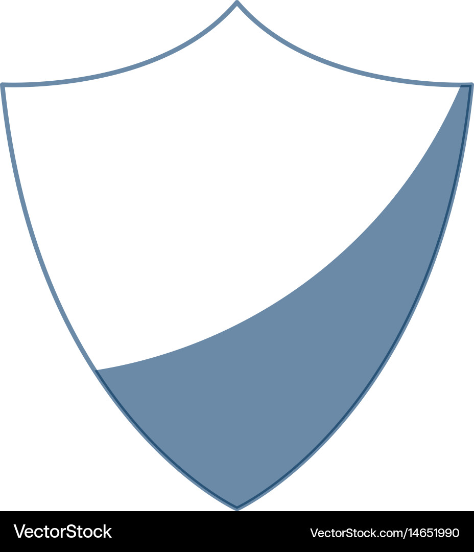 Shield protection system technology digital Vector Image