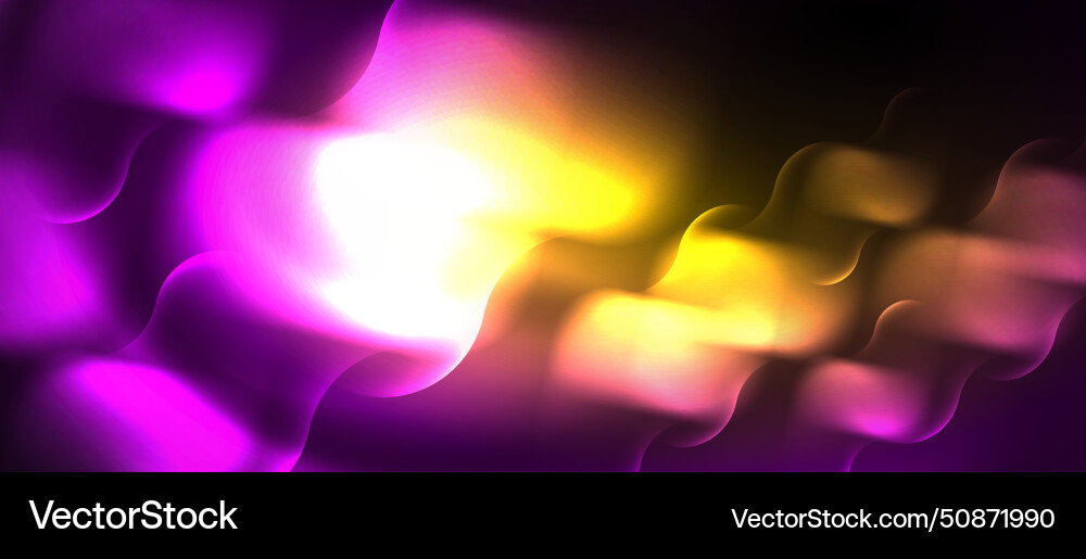 Shiny color neon glowing design Royalty Free Vector Image