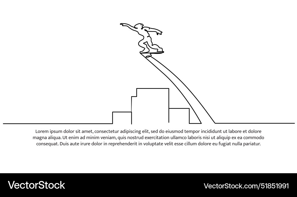 Continuous one line design of indonesia Royalty Free Vector