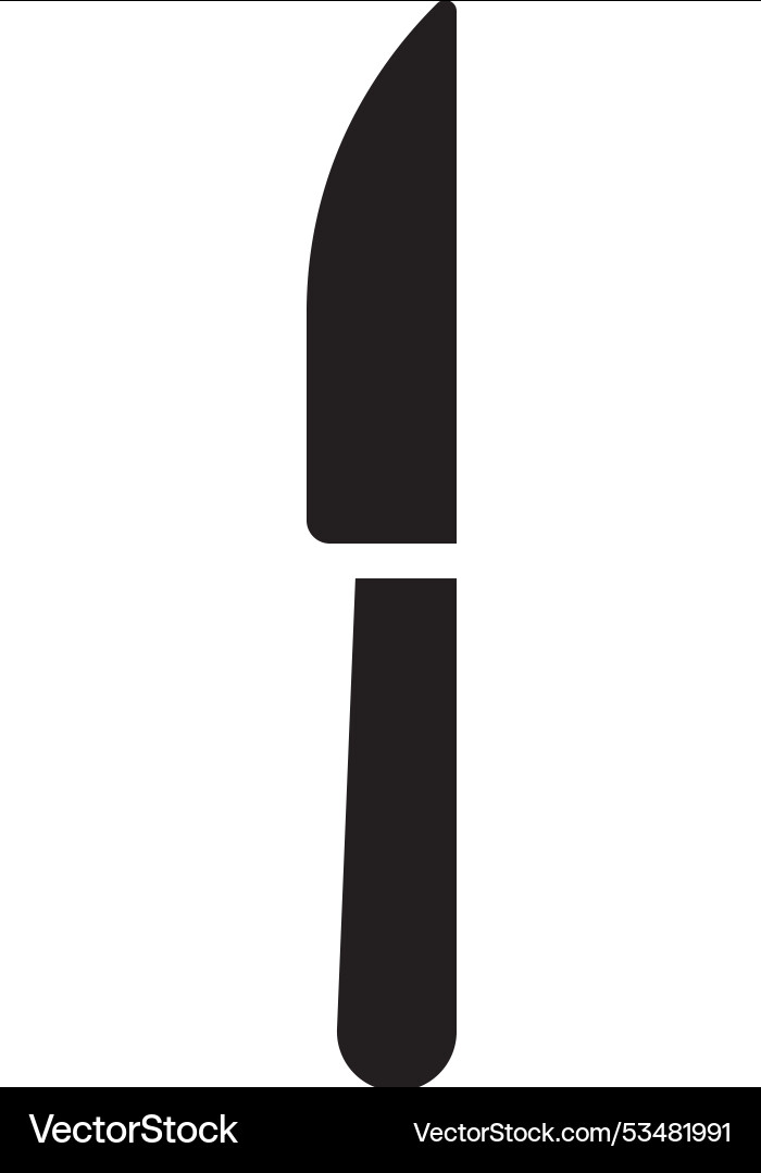 Knife icon logo design template isolated Vector Image