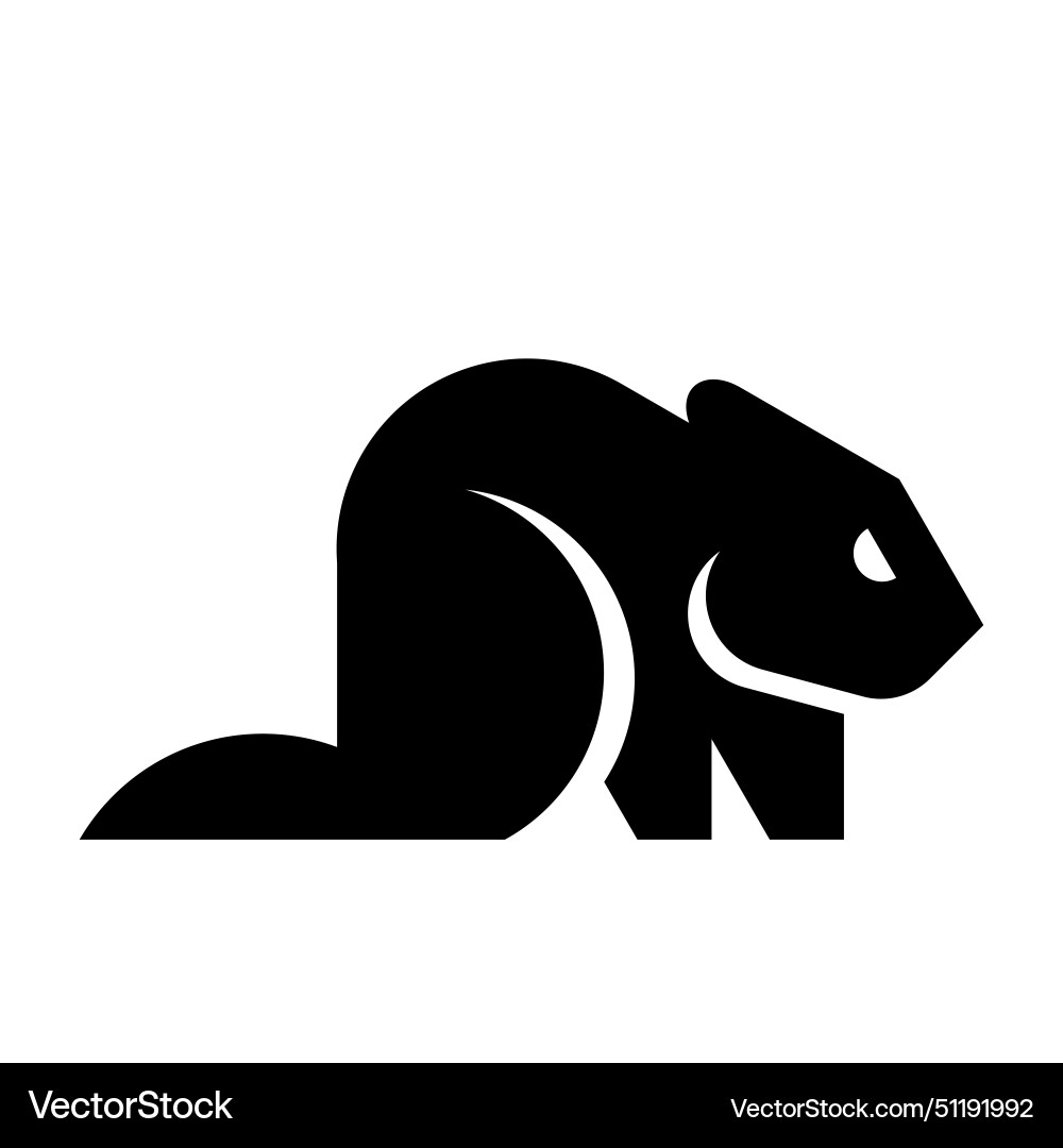Beaver logo Royalty Free Vector Image - VectorStock