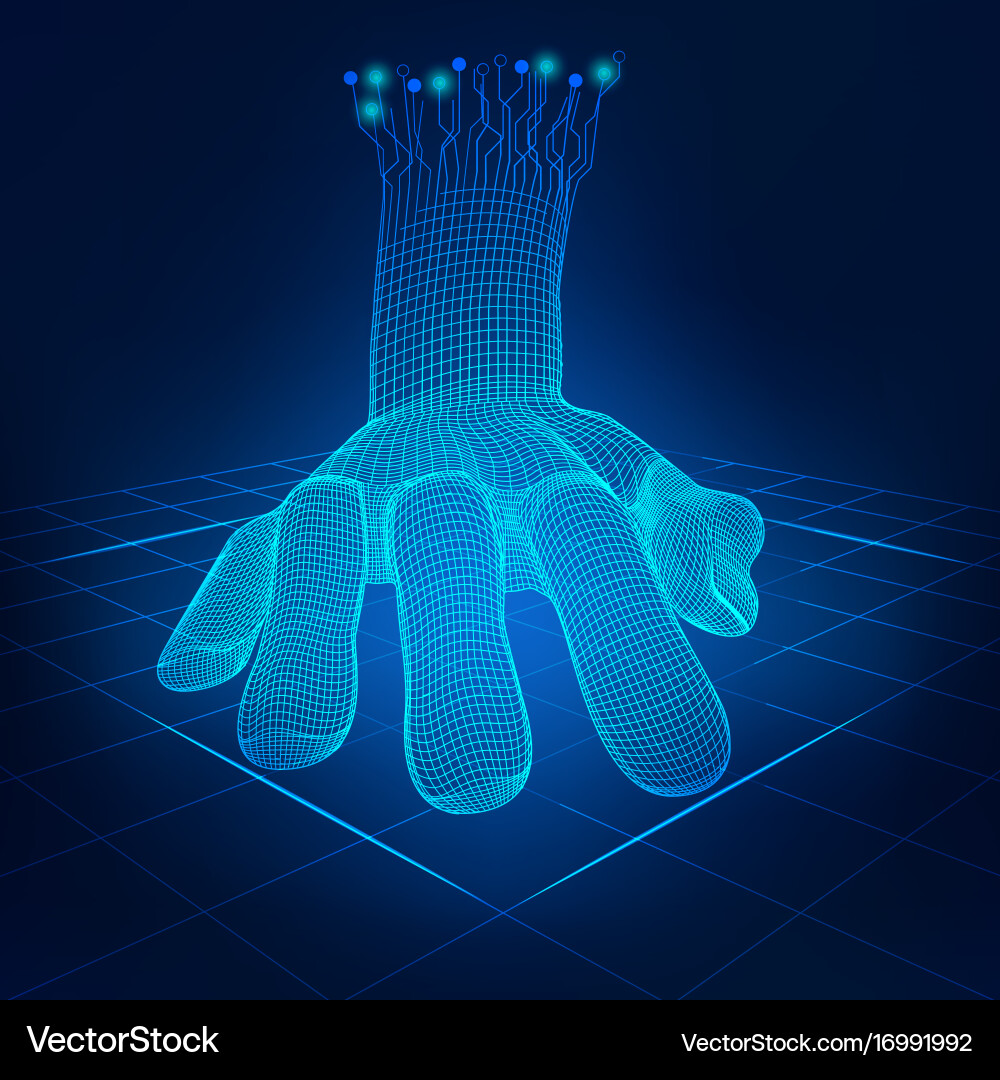 Hand Royalty Free Vector Image - VectorStock