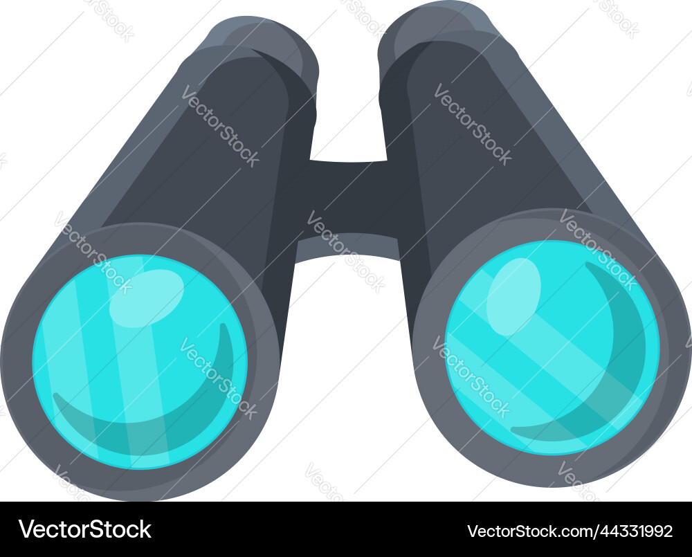 Night vision binoculars on a white background Vector Image