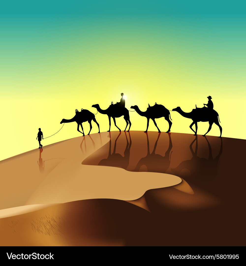 Desert preview Royalty Free Vector Image - VectorStock