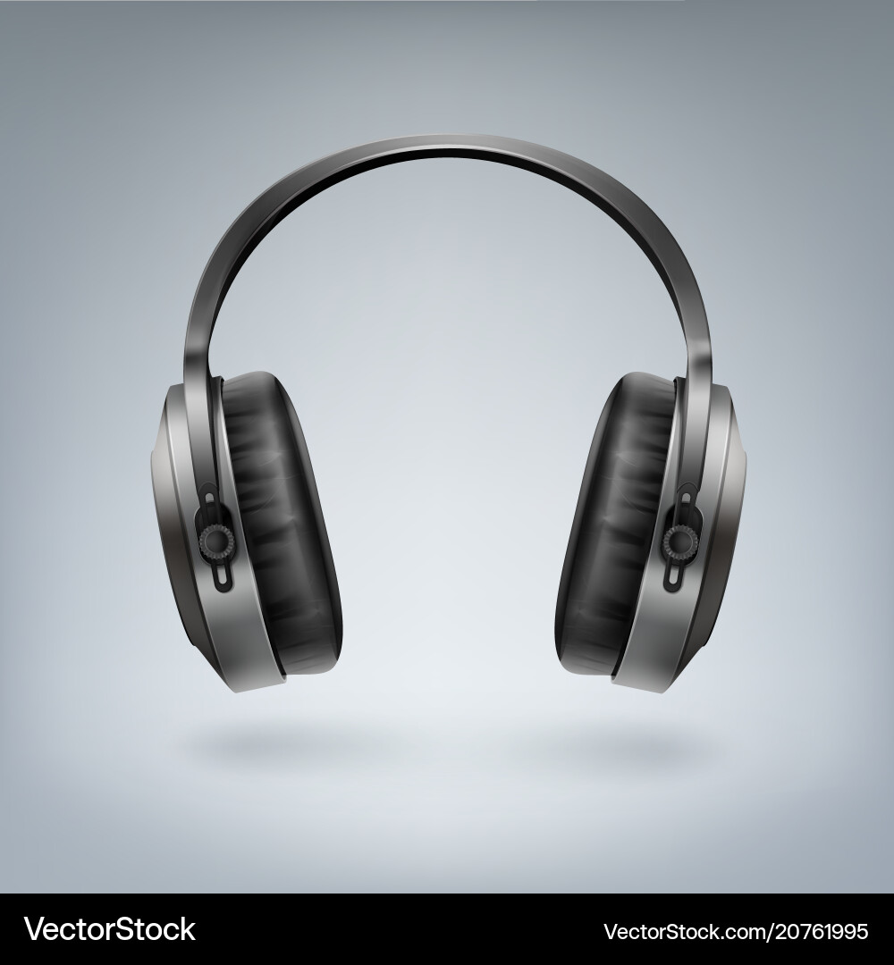 Wireless headphones Royalty Free Vector Image - VectorStock