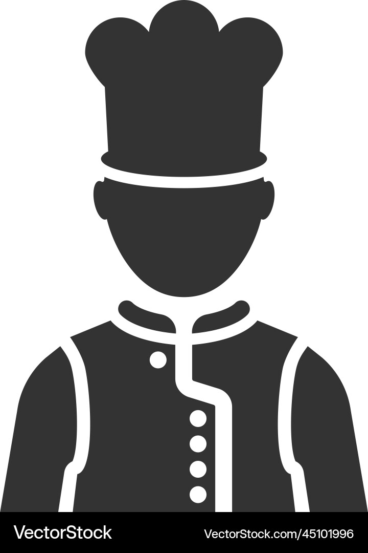 Chef Hat Icon - Cooking Royalty Free Vector Image