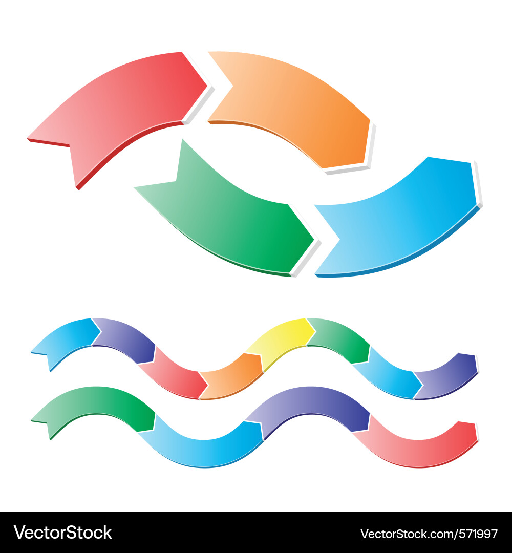 Chart stages Royalty Free Vector Image - VectorStock