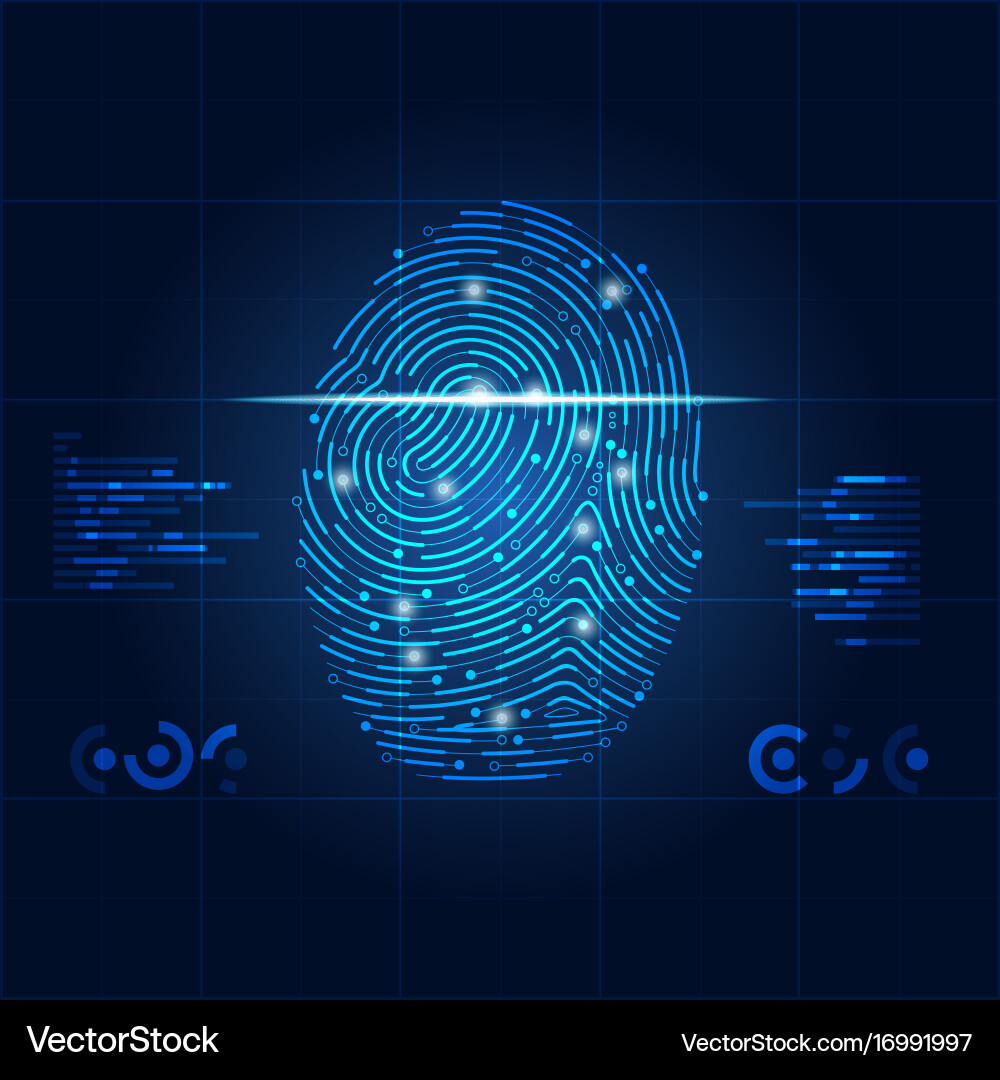 Fingerprint Royalty Free Vector Image - VectorStock