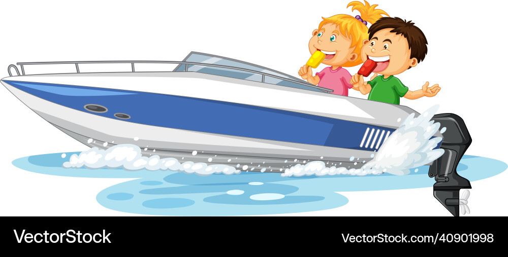 Cartoon Schnellboot
