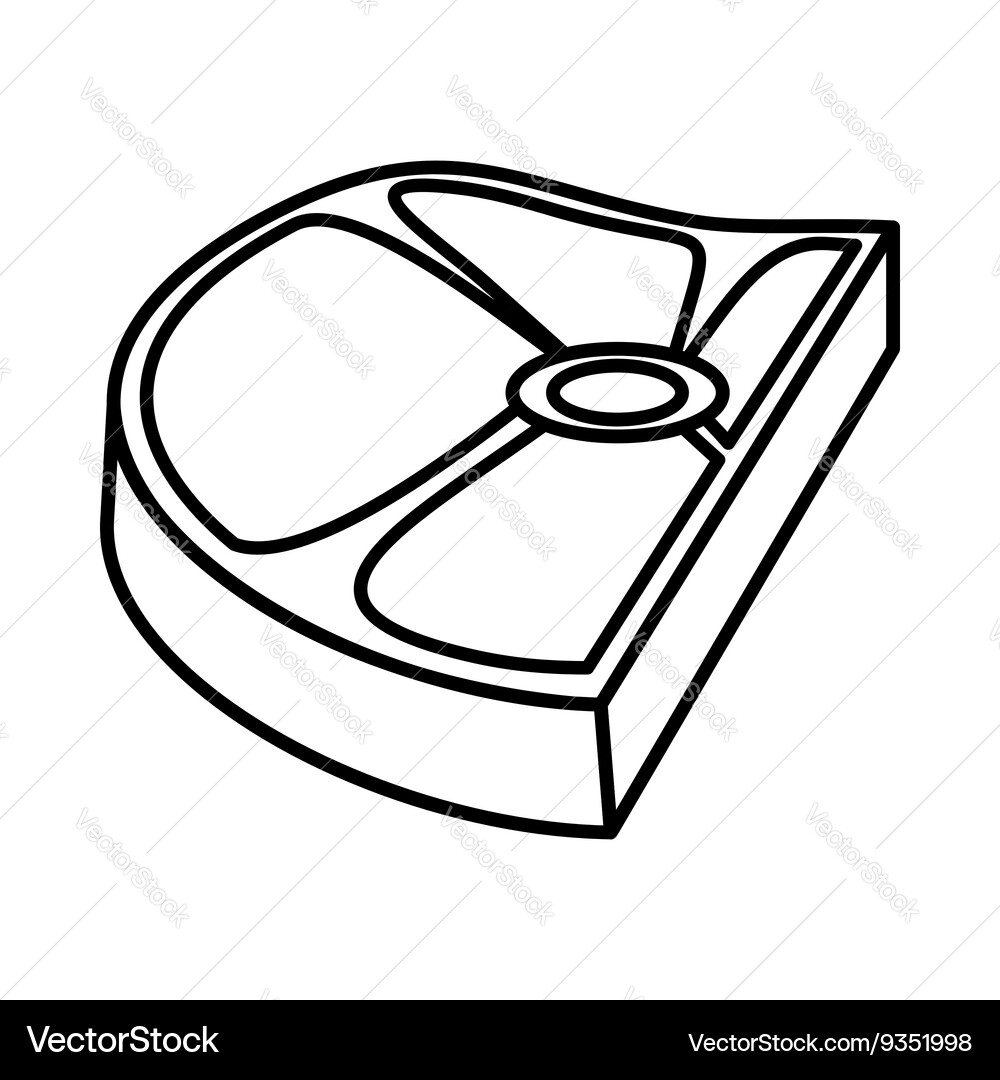 Steak icon outline style Royalty Free Vector Image