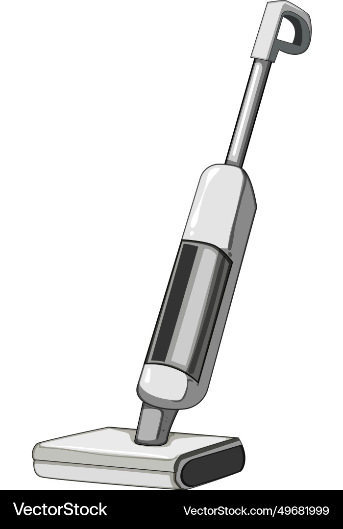 Modern manual vacuum cleaner cartoon Royalty Free Vector