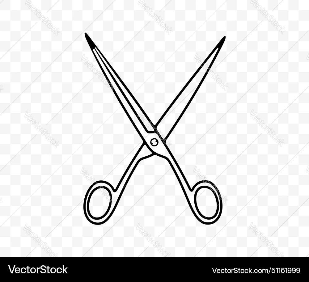 Scissors shears shear and pair Royalty Free Vector Image