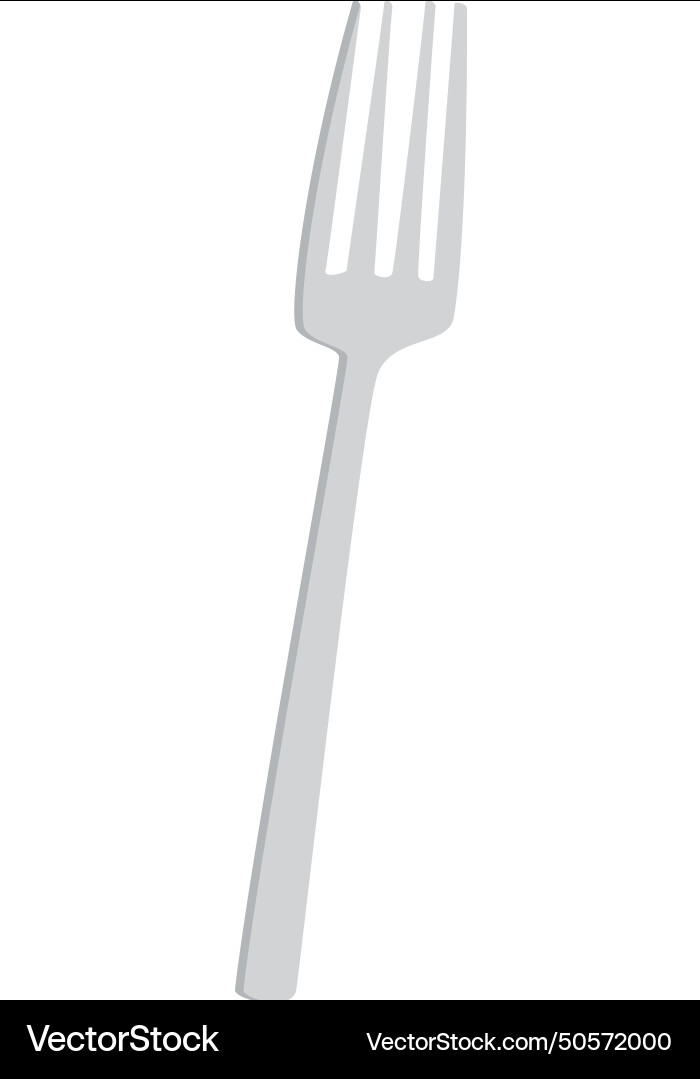 Colored fork icon Royalty Free Vector Image - VectorStock