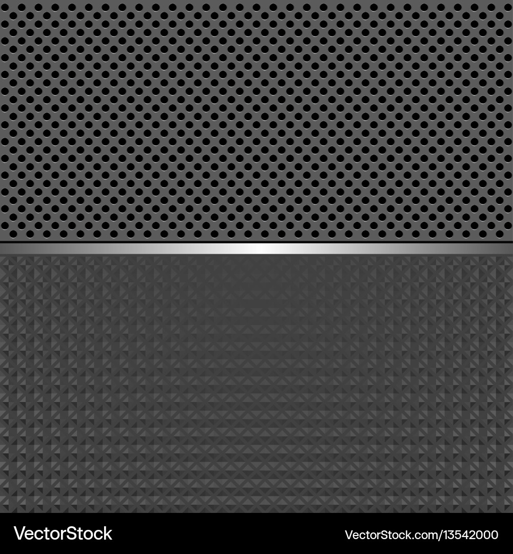Gray textured background divided into two Vector Image