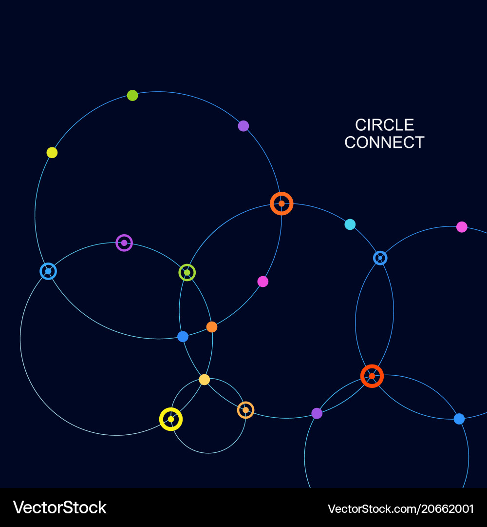 Network template digital background Royalty Free Vector
