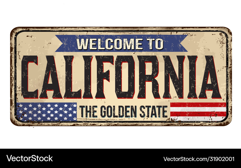 Welcome California Signs Vector Images (over 250)