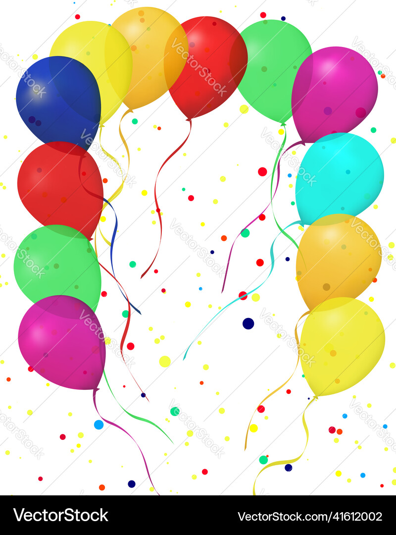 Balloons Royalty Free Vector Image - VectorStock