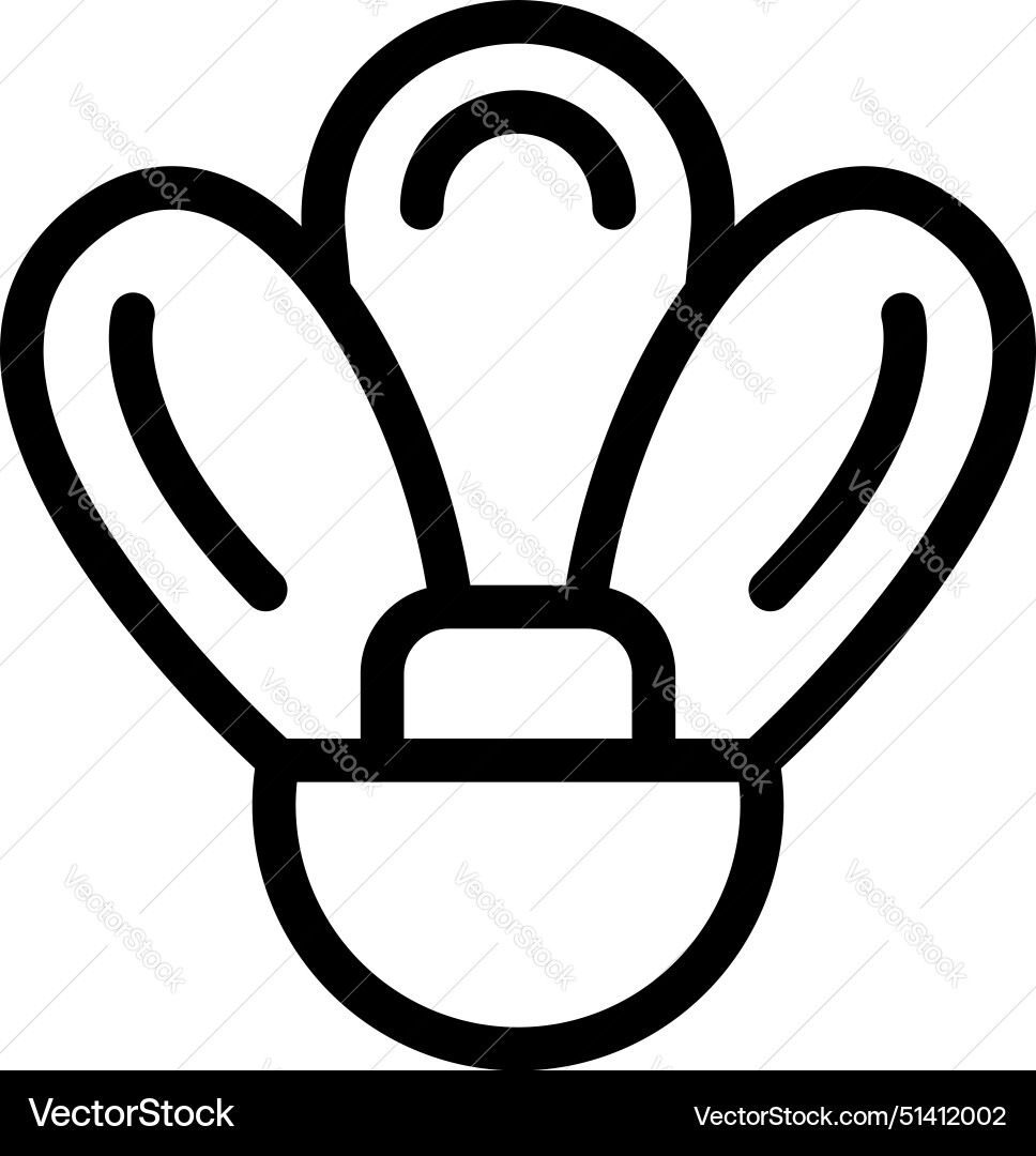 Black and white clamshell lightbulb icon Vector Image