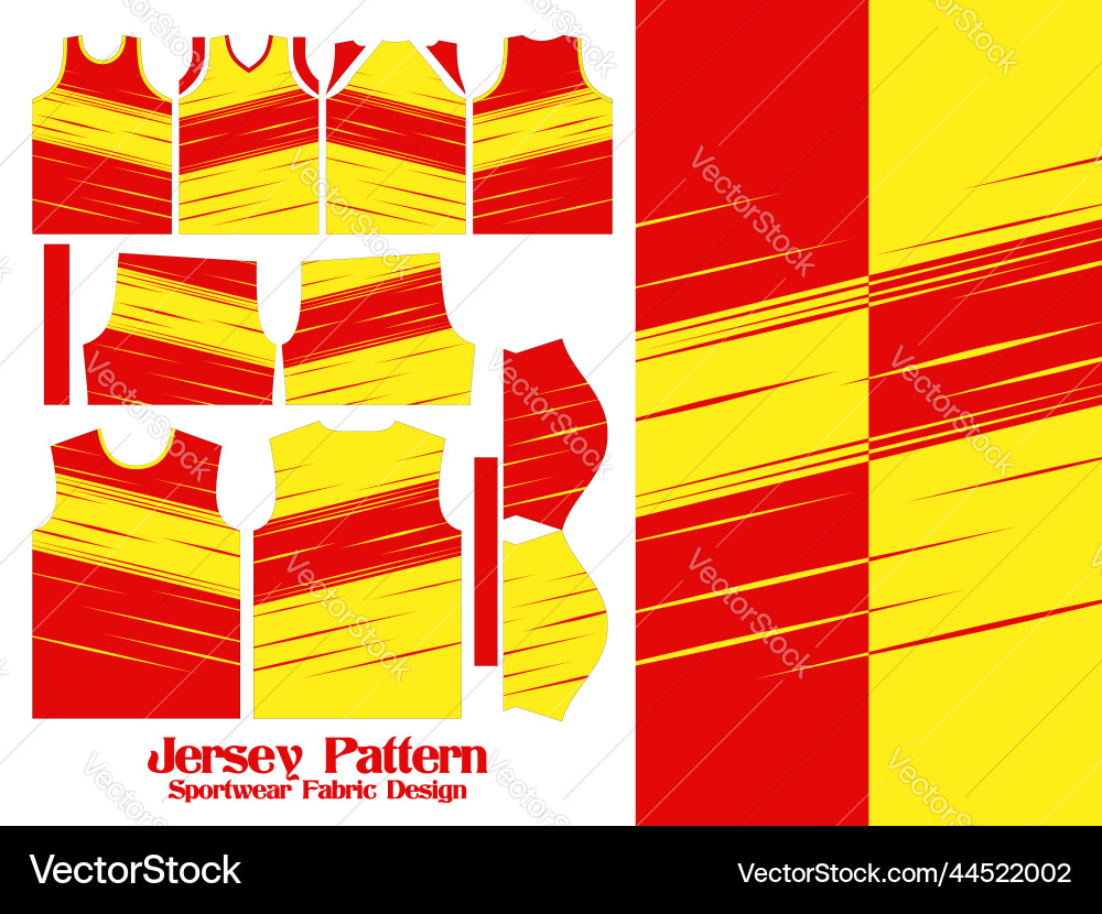 Jersey apparel sport wear sublimation pattern 11 Vector Image