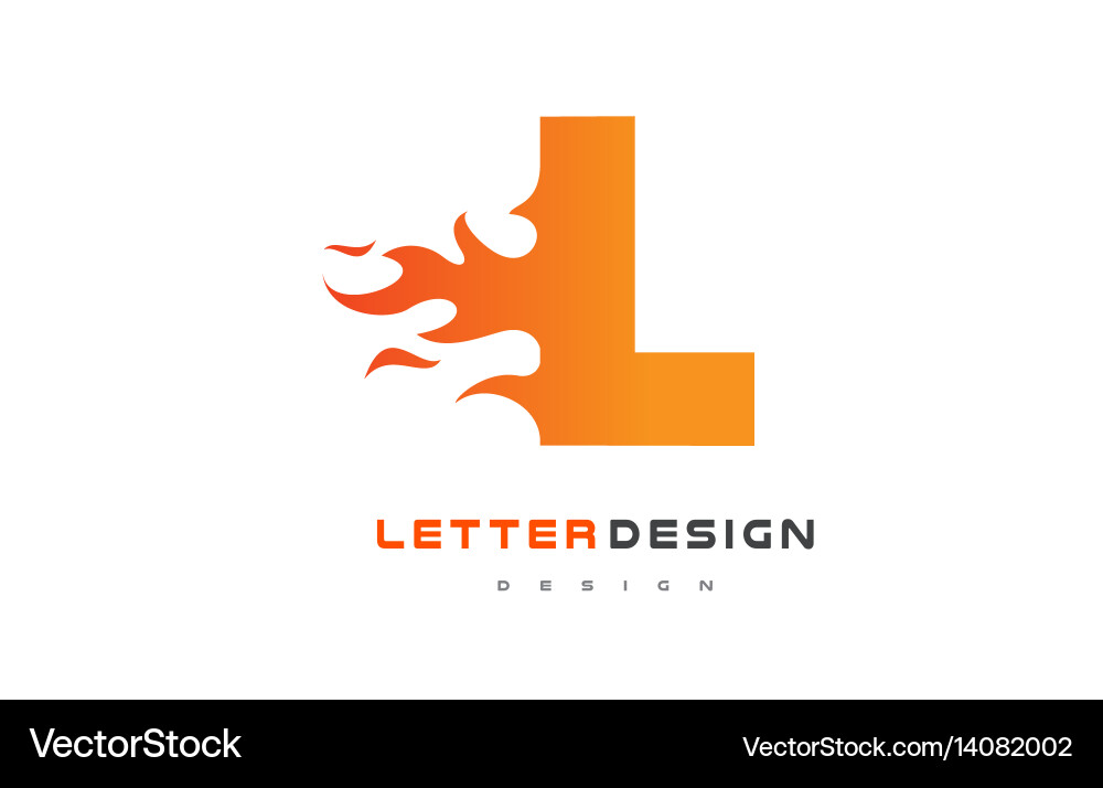L Letter Flame Logo Vector Images (over 120)