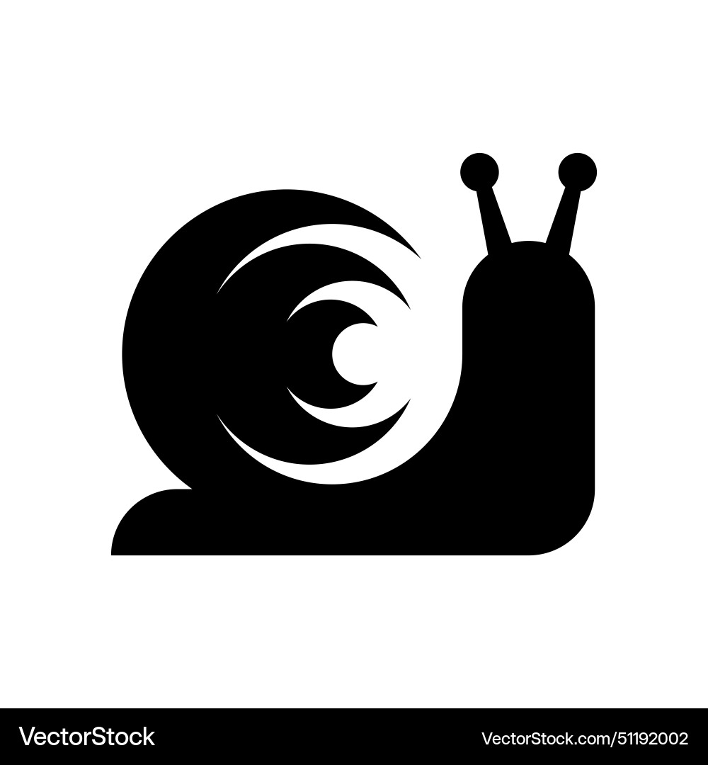 Snail logo Royalty Free Vector Image - VectorStock