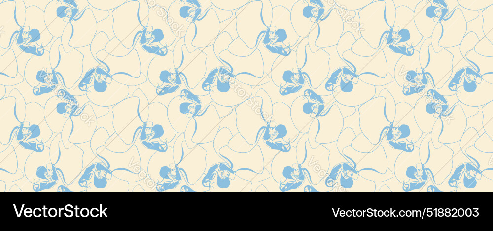 Hand drawn floral pattern design flower drawing Vector Image