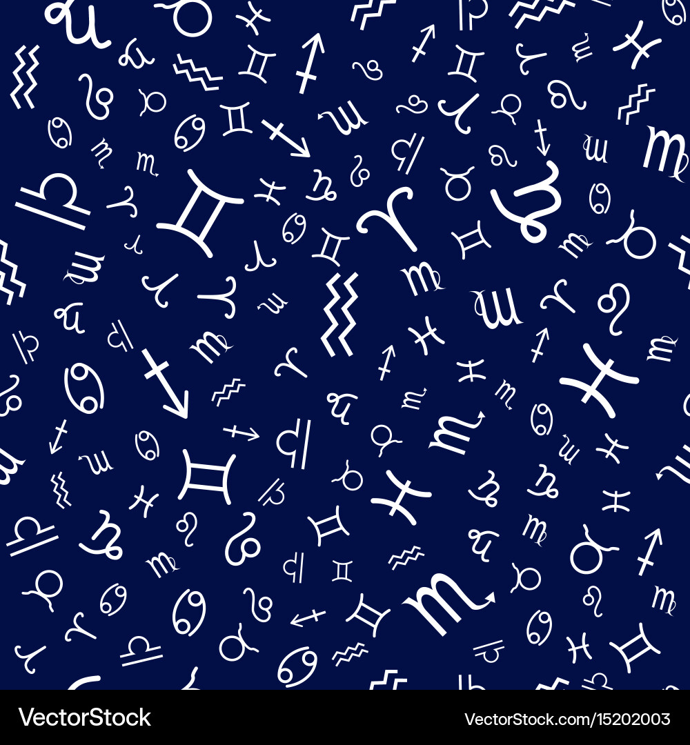 Zodiac Seamless Pattern Vector Images (over 5,900)
