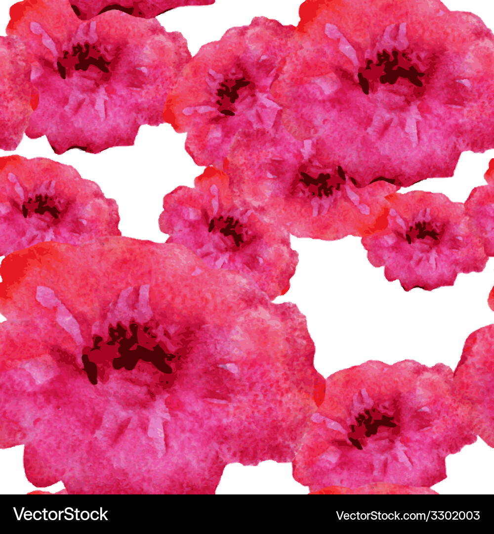 Watercolor Floral Pattern Royalty Free Vector Image