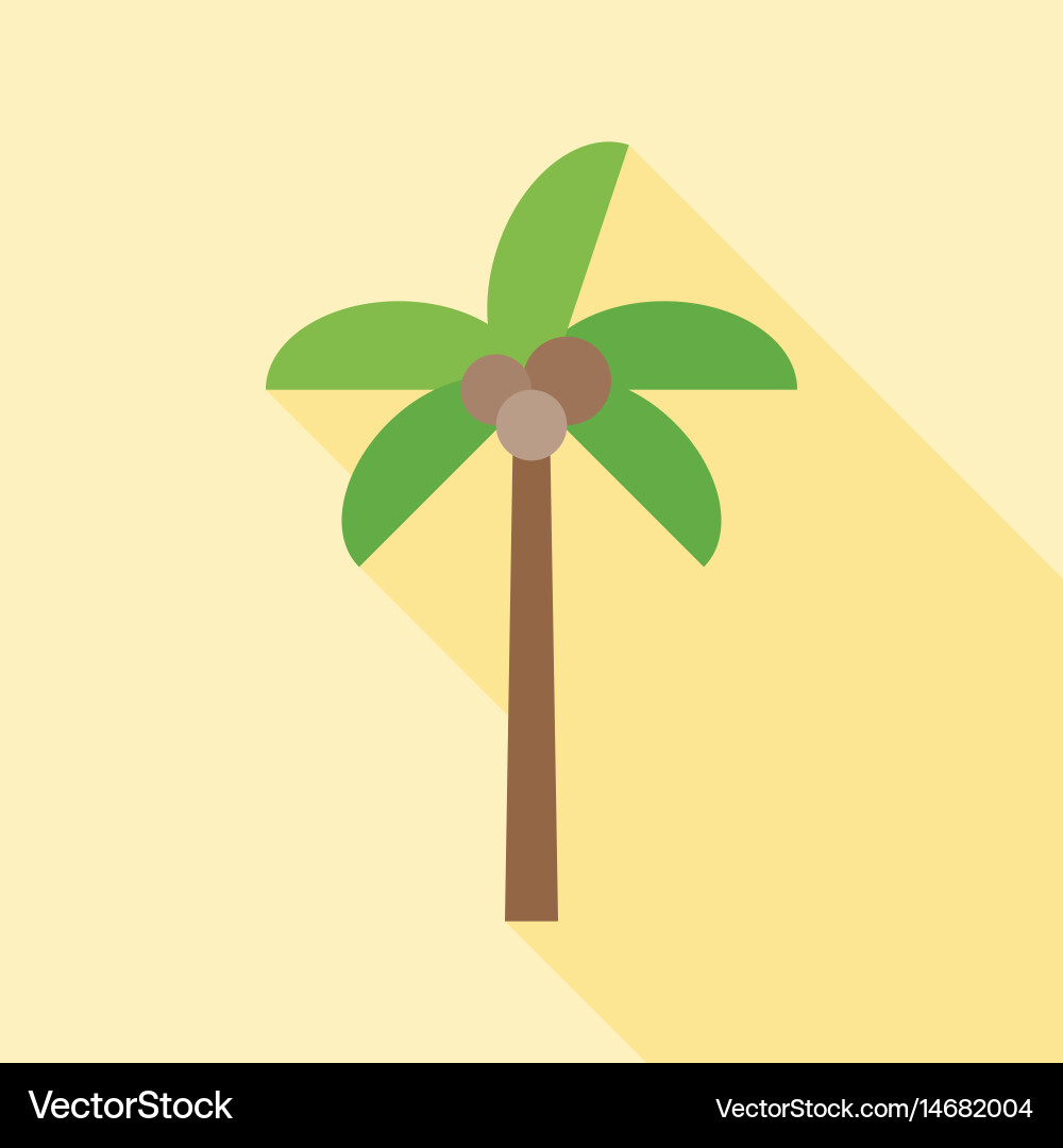 Coconut tree Royalty Free Vector Image - VectorStock