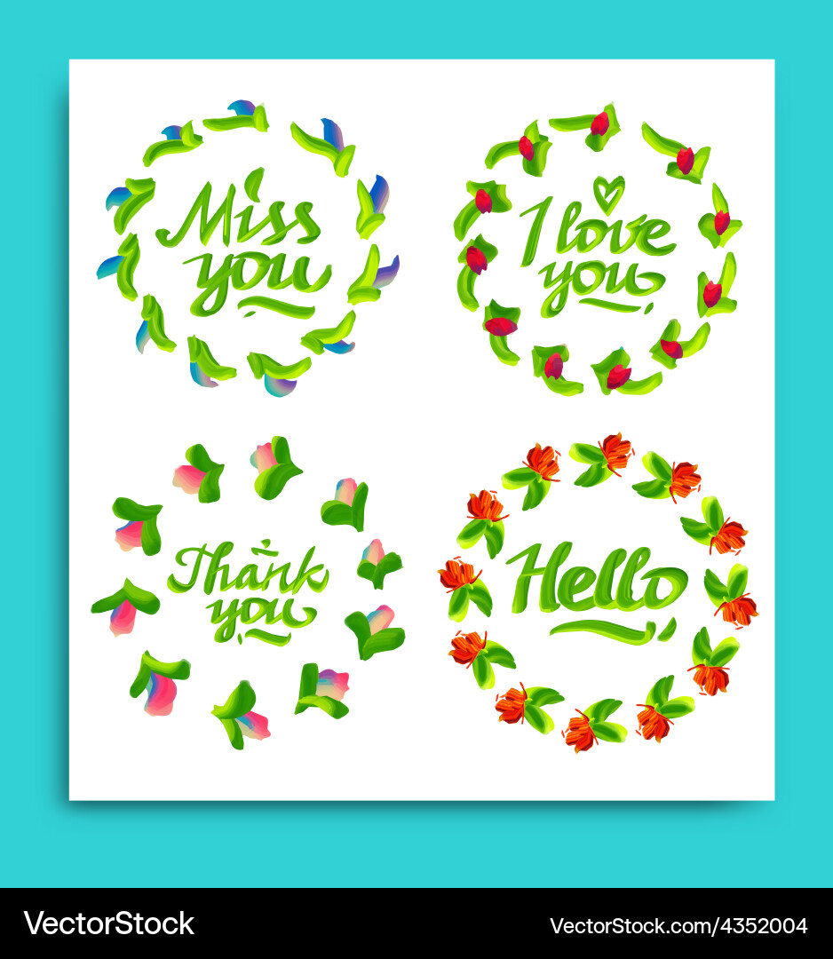 Greeting cards for different occasions everyday Vector Image