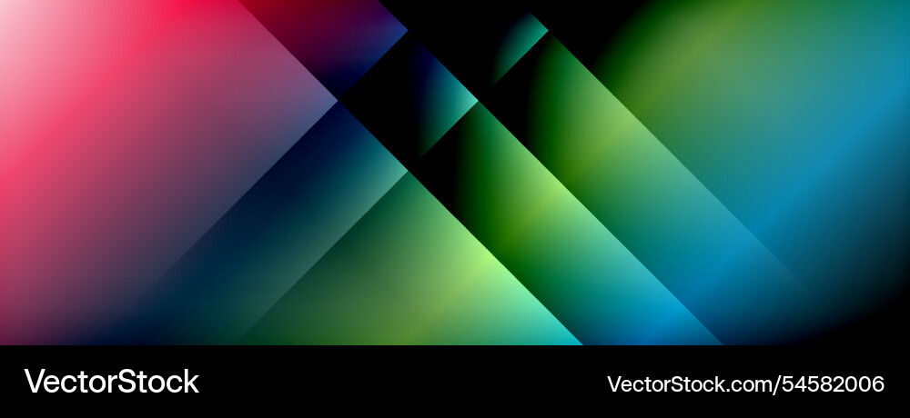 Colorful gradient with lines made of shadow and Vector Image