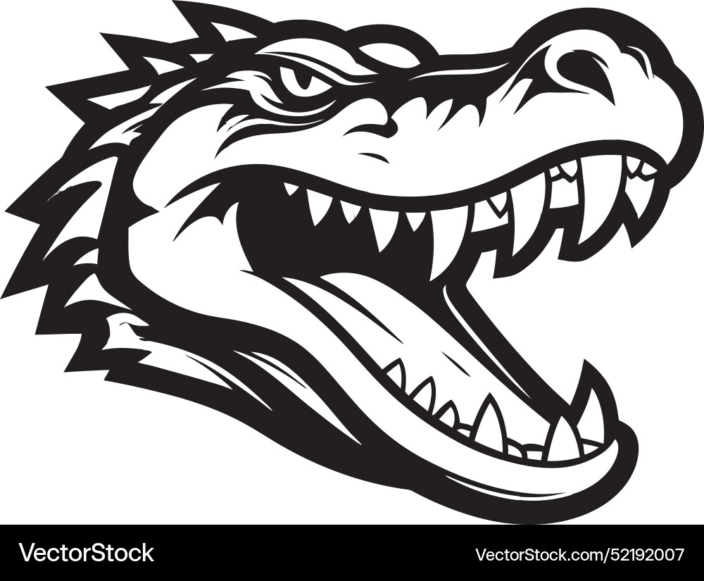 Gators and gar the crocodiles connection Vector Image