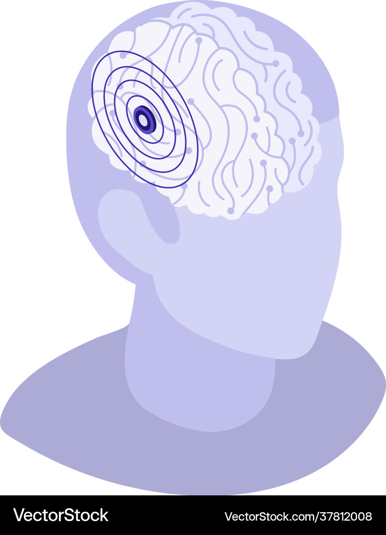 Brain chip Royalty Free Vector Image - VectorStock