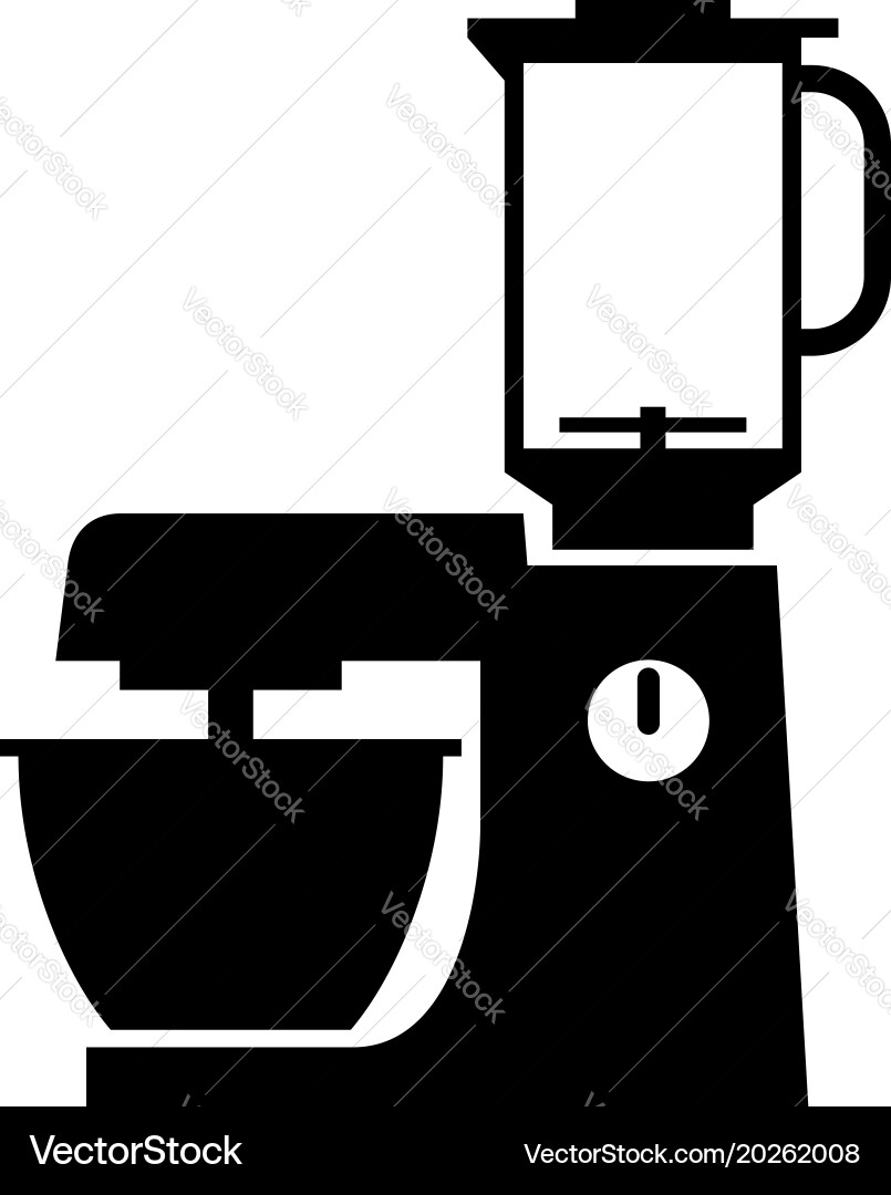 Food processor Royalty Free Vector Image - VectorStock