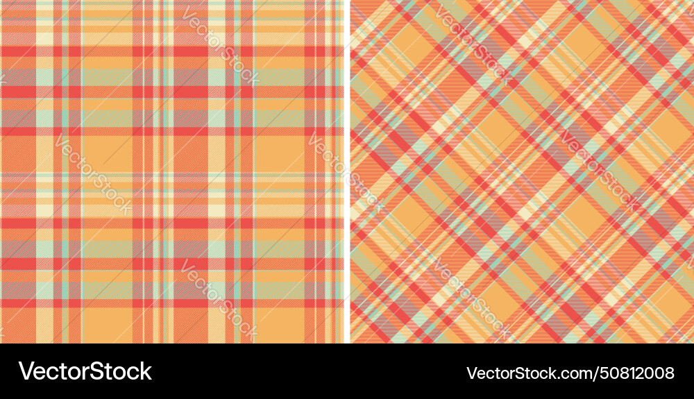 Seamless texture fabric of plaid background Vector Image