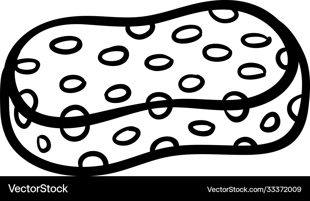 Coloring Page: Sponge Royalty Free Vector Image