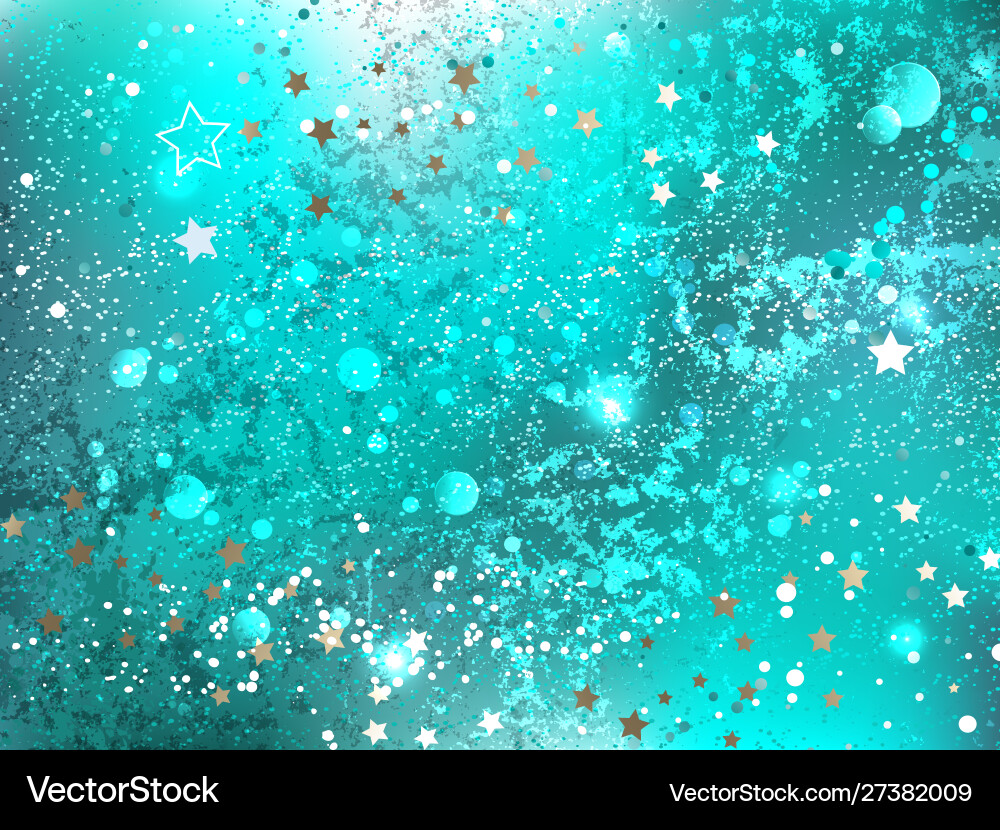 Shimmering Turquoise Foil Background Royalty Free Vector