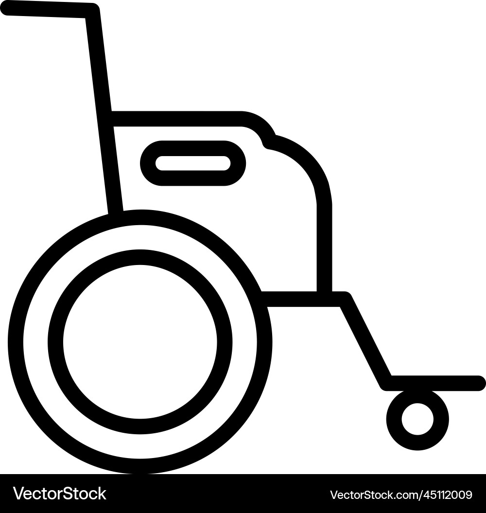 Wheelchair icon Royalty Free Vector Image - VectorStock