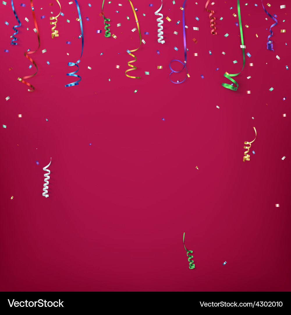 Celebration background template Royalty Free Vector Image