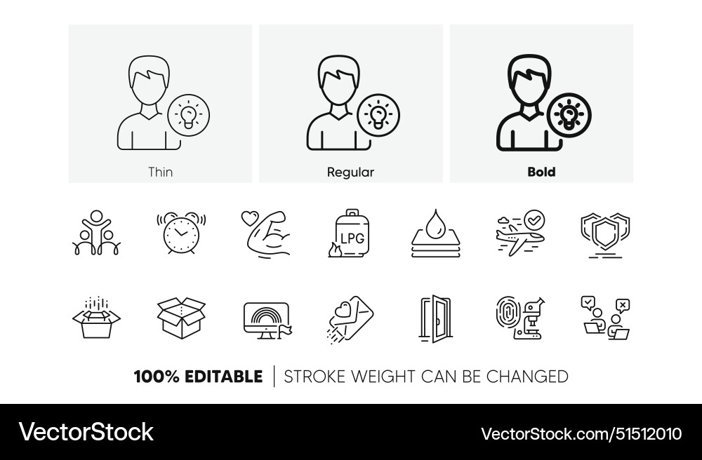 Confirmed flight shields and gas cylinder line Vector Image