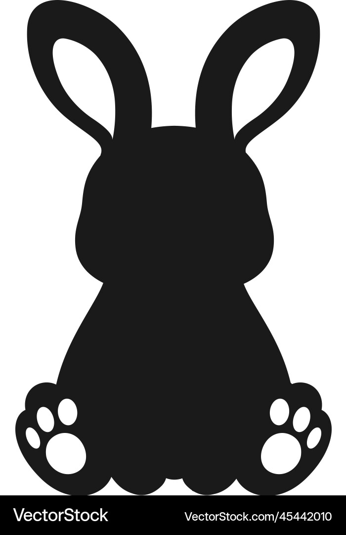 Sitting Rabbit Silhouette
