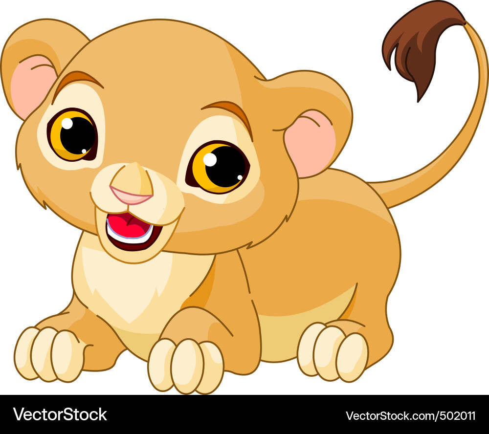 Lion cub cartoon store