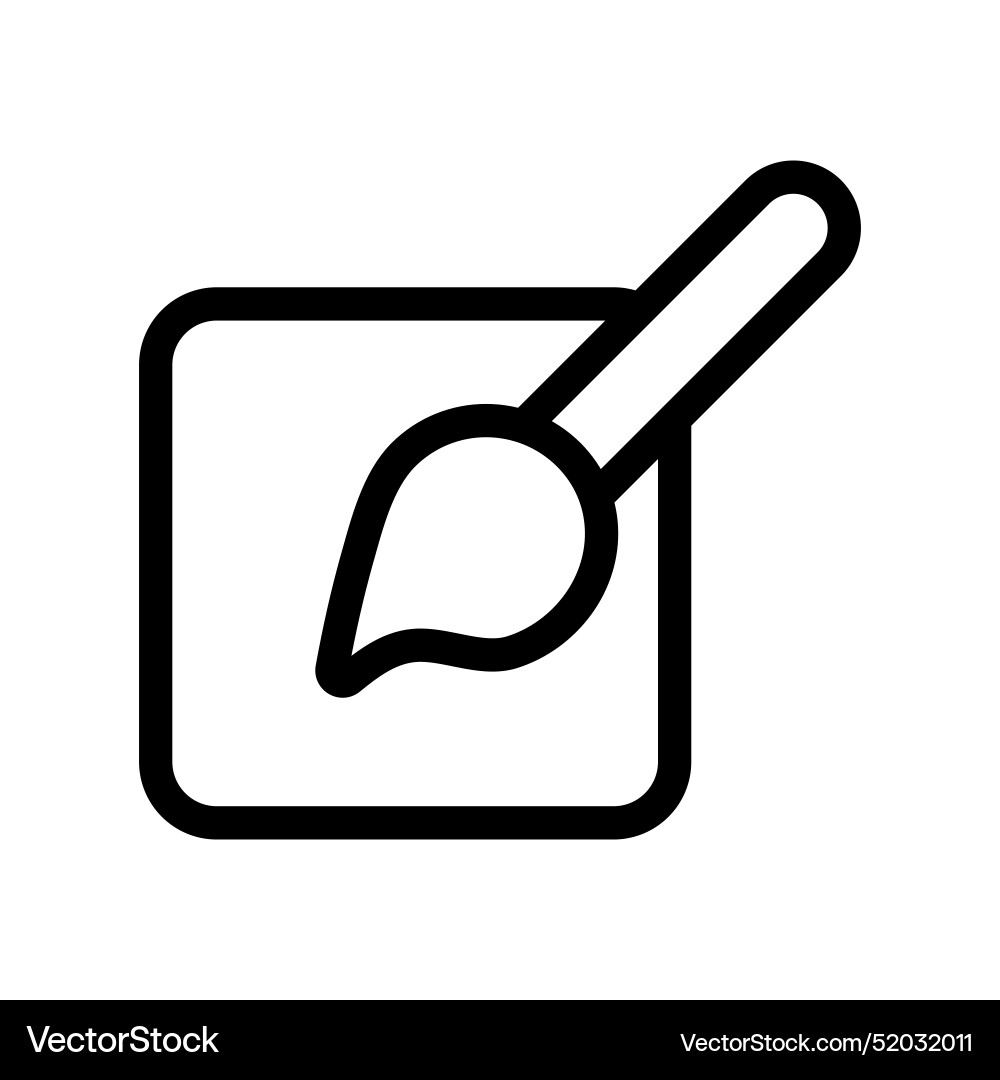 Edit Image Linear Logo Mark In Black And White Vector Image