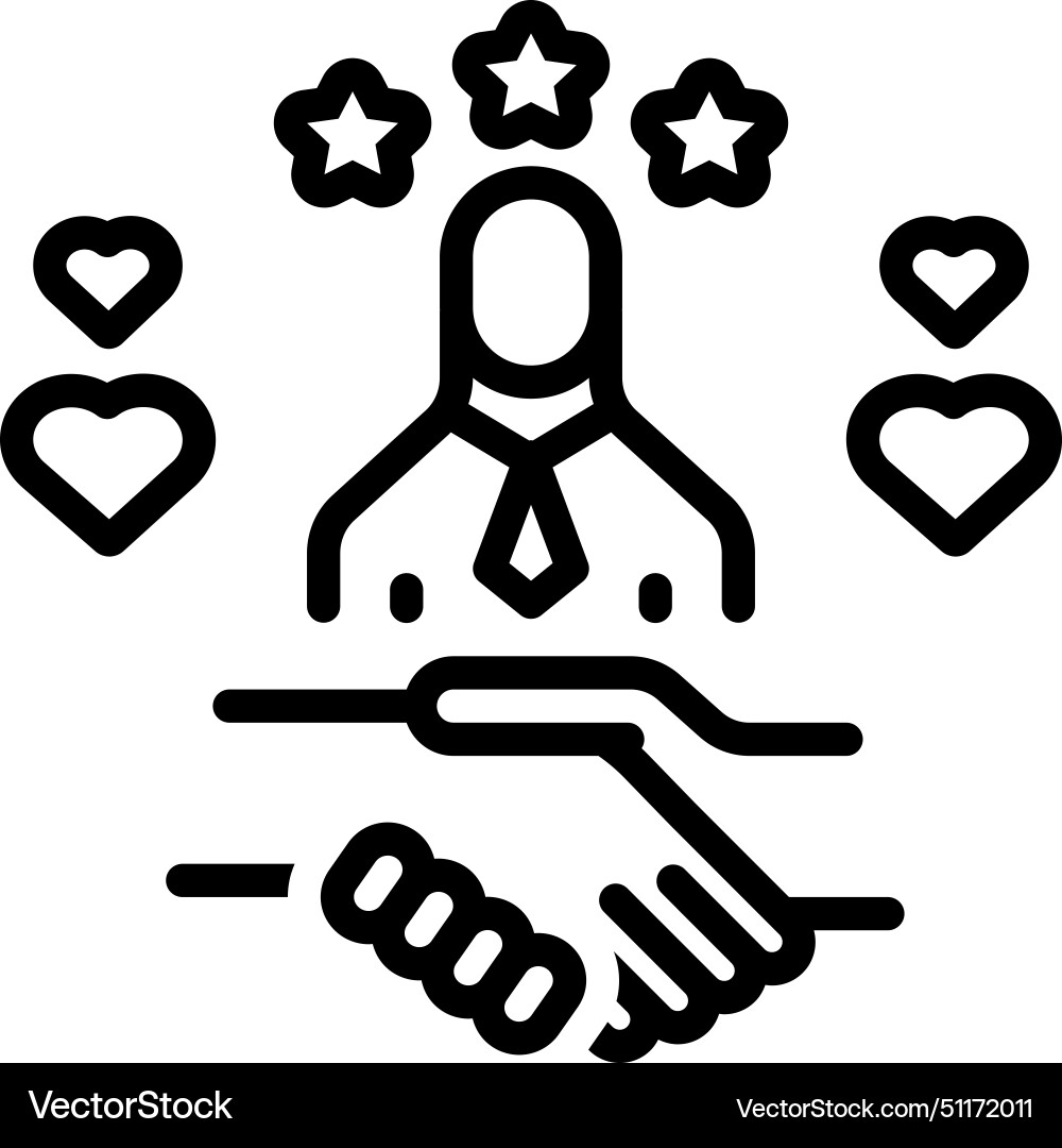 Loyal customer Royalty Free Vector Image - VectorStock