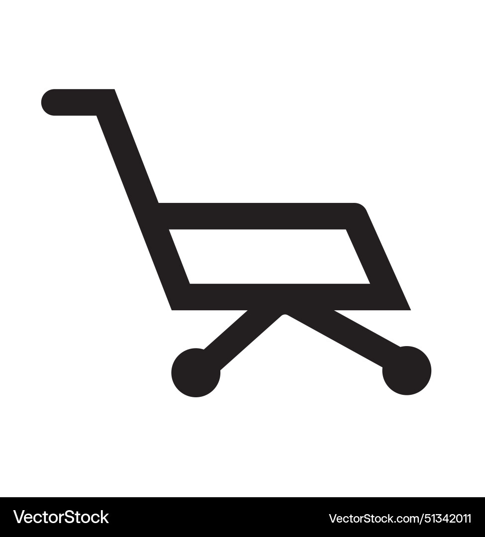 Shopping cart icon e-commerce and retail Vector Image