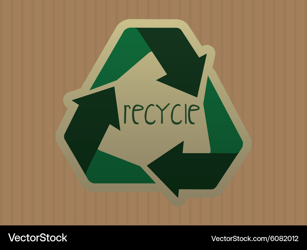 Recycle design Royalty Free Vector Image - VectorStock