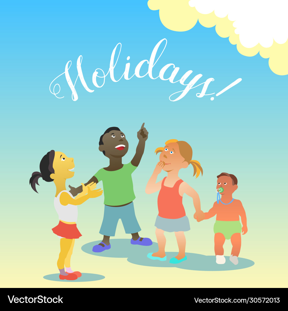 Holidays Royalty Free Vector Image - VectorStock